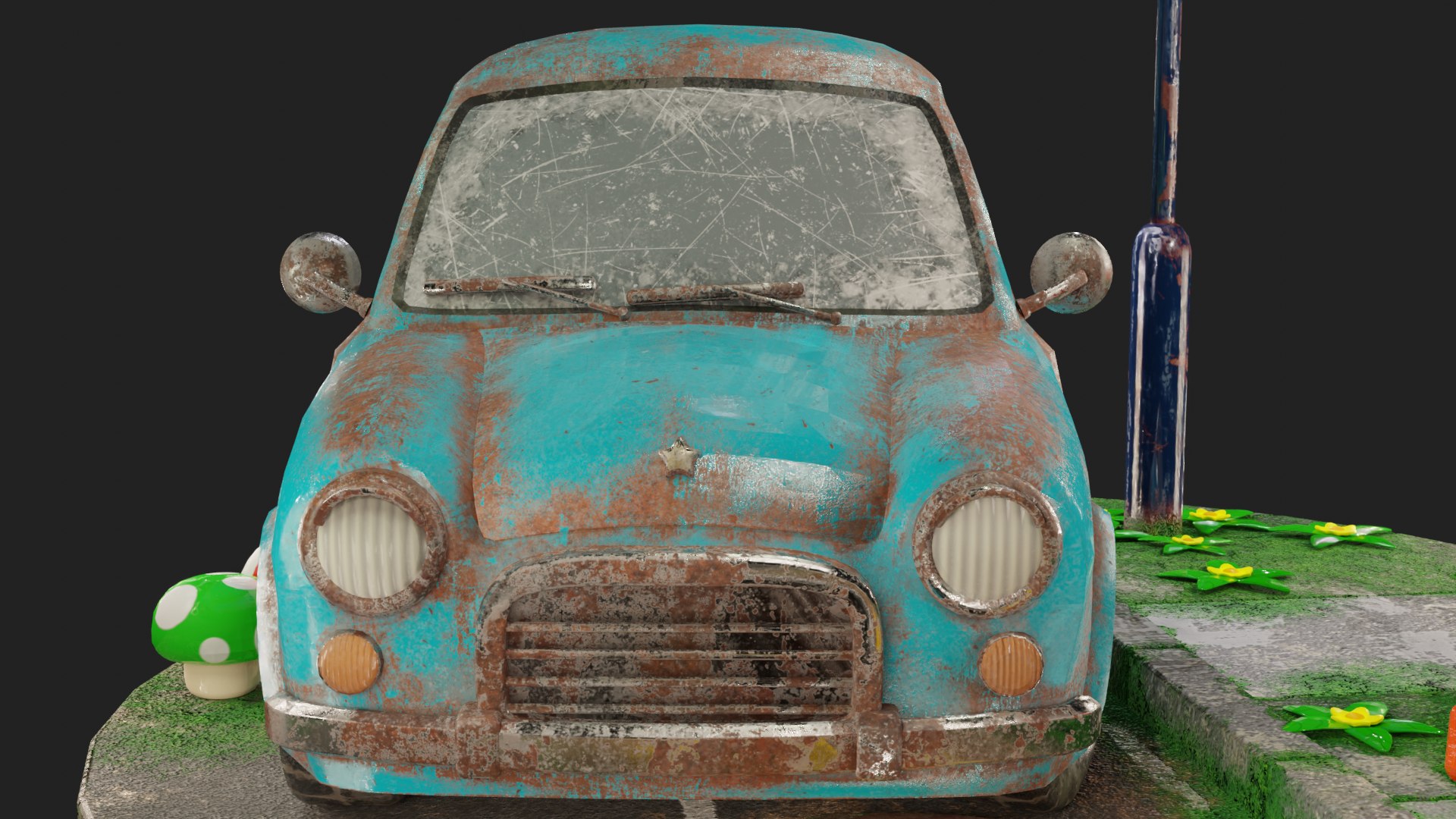 3D Kirby Car - TurboSquid 1981596