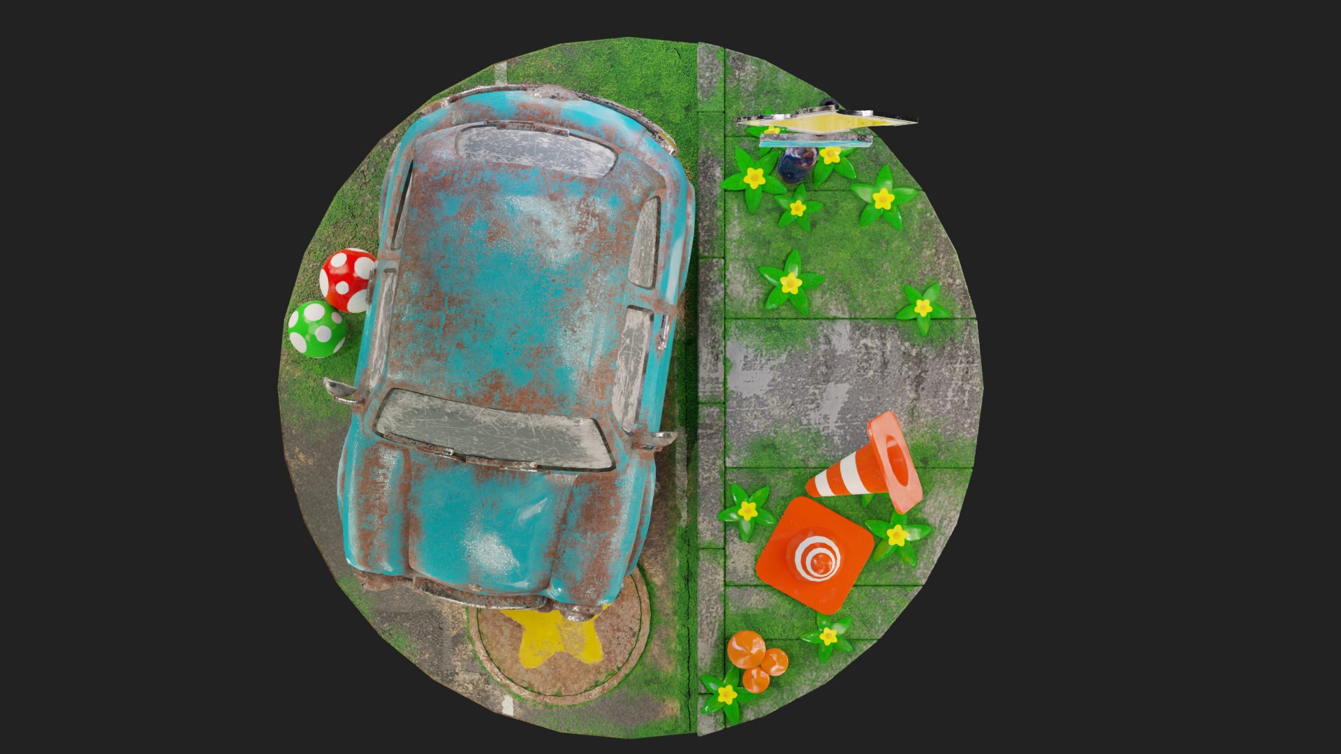 3D Kirby Car - TurboSquid 1981596