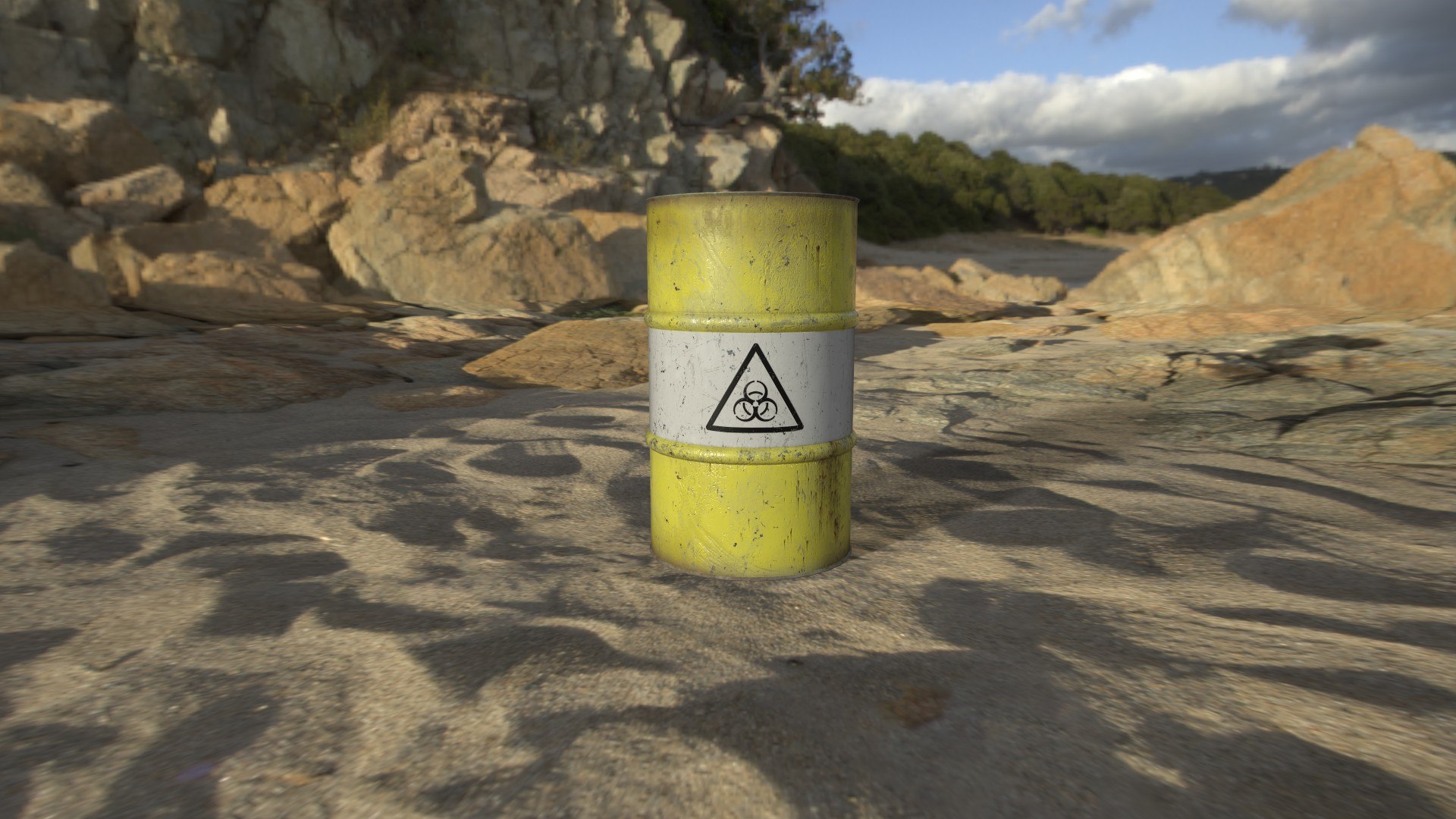 3D Model Toxin Barrel - TurboSquid 1975852