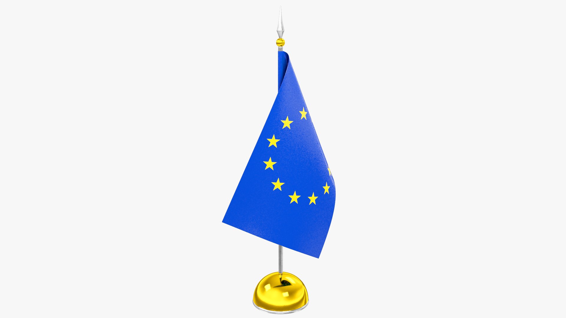 3D Flag Of Europe V8 Model - TurboSquid 1873065