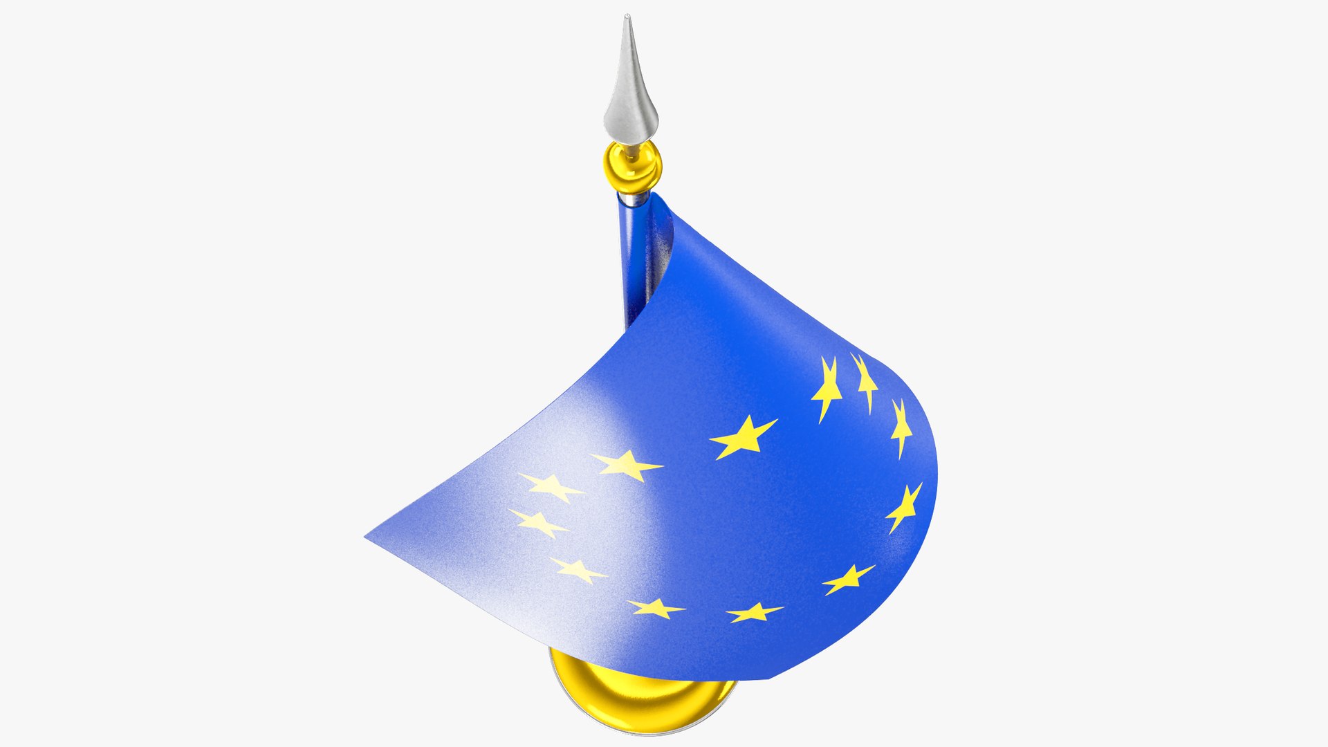 3D Flag Of Europe V8 Model - TurboSquid 1873065