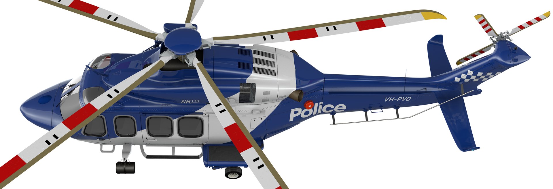 AW139 VIKTORIA POLICE L2134 3D Model - TurboSquid 2234077