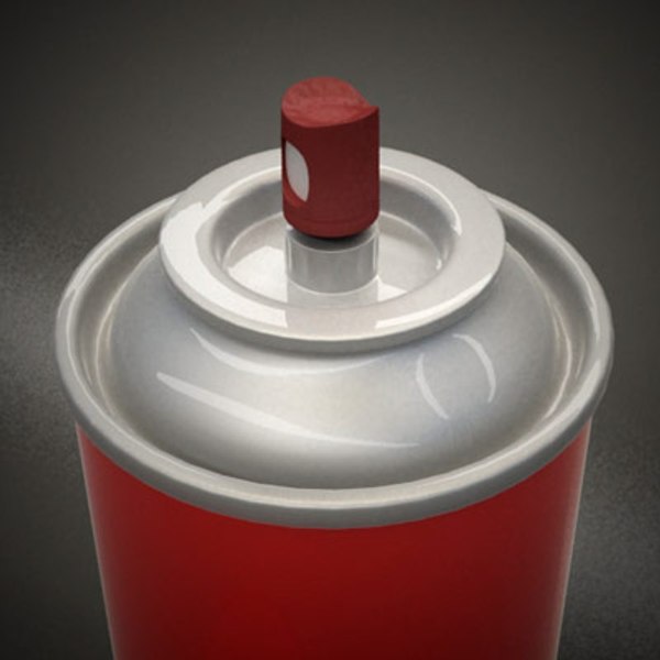 3d model spray contain