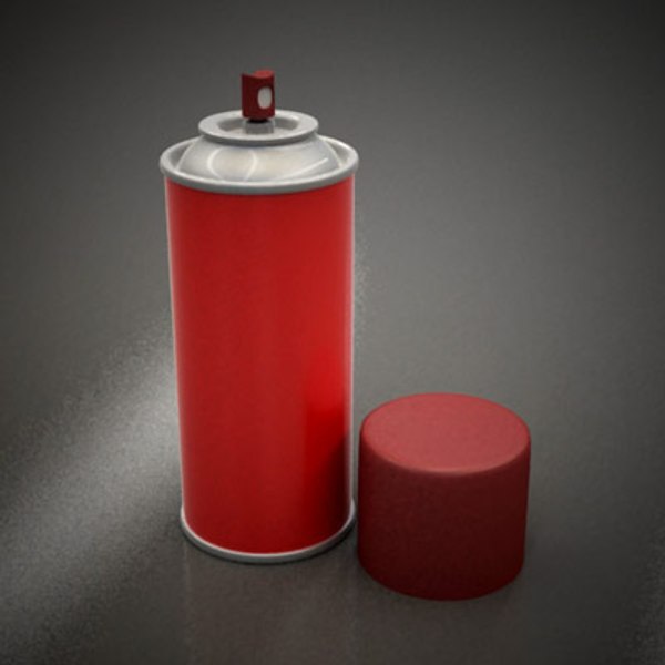3d model spray contain