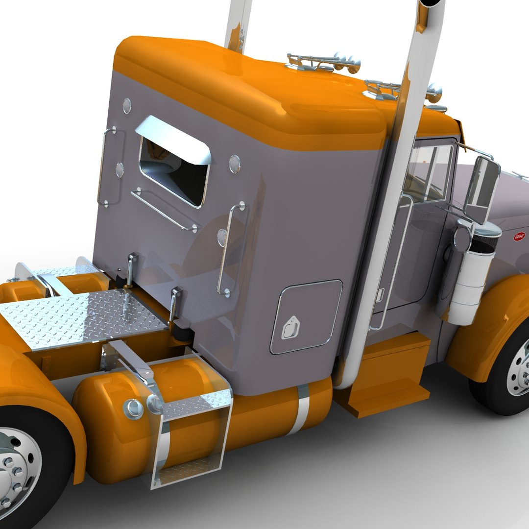 389 Axle 3d Model