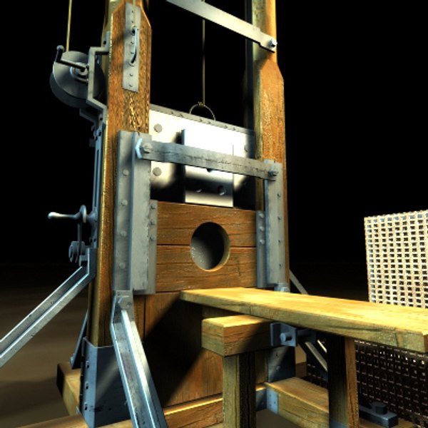 guillotine 3d model