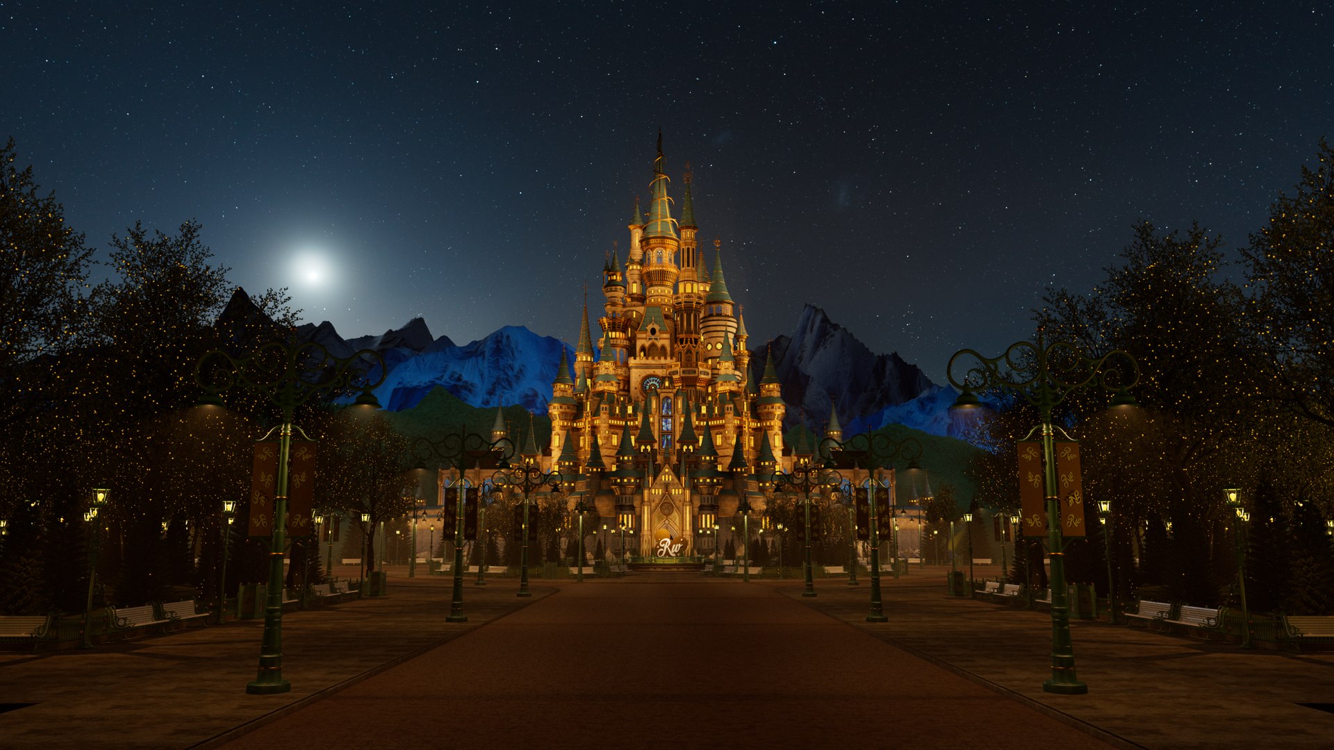 3D Disney Castle Total Pack - TurboSquid 2187473