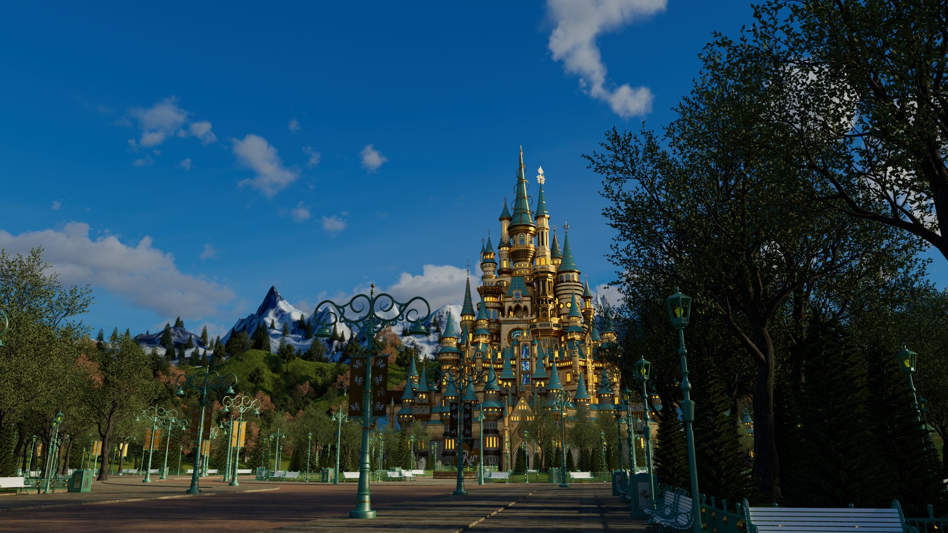 3D Disney Castle Total Pack - TurboSquid 2187473