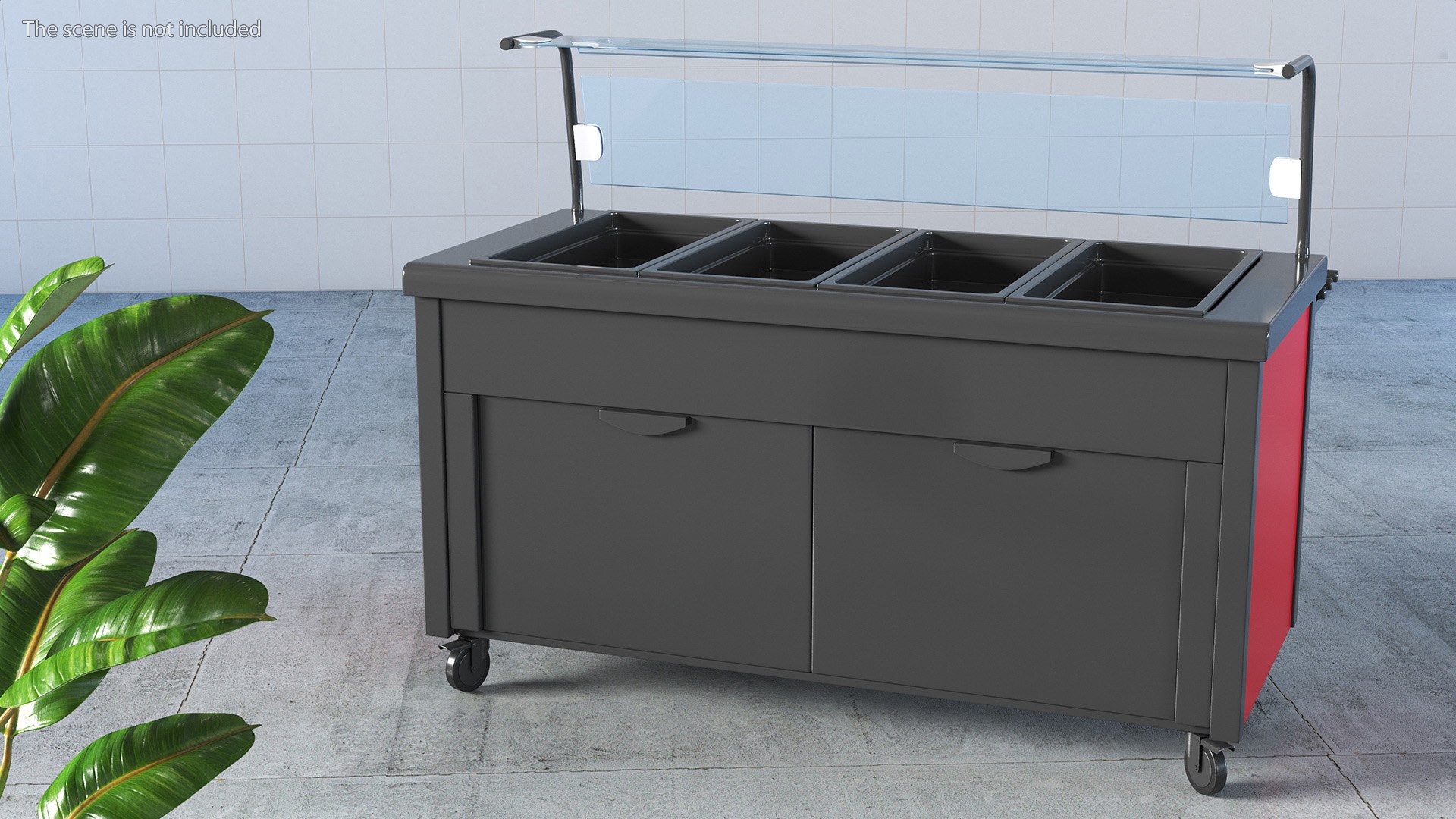 Counter Cooled Self Service Line Model - TurboSquid 2058167