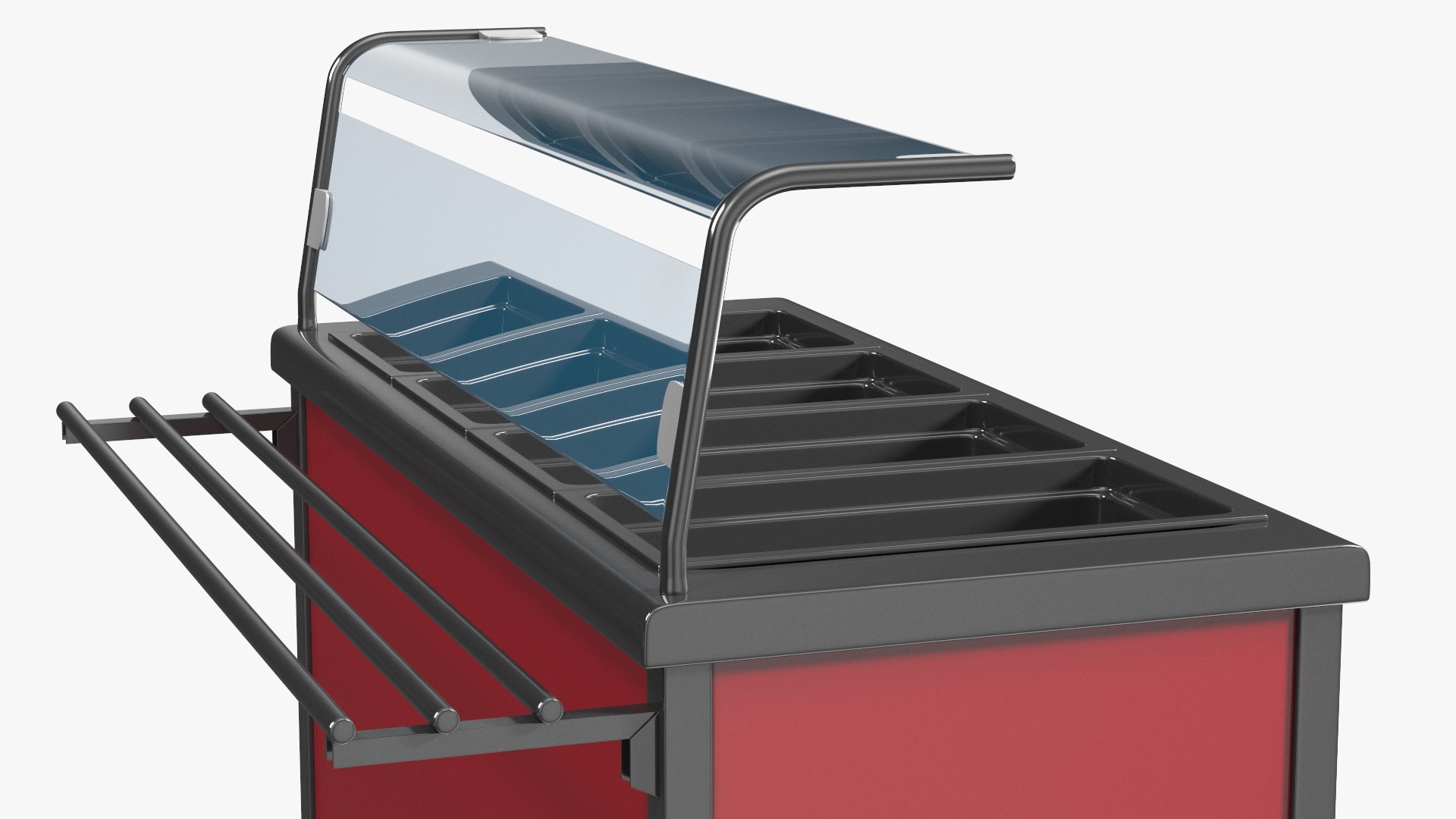 Counter Cooled Self Service Line model - TurboSquid 2058167