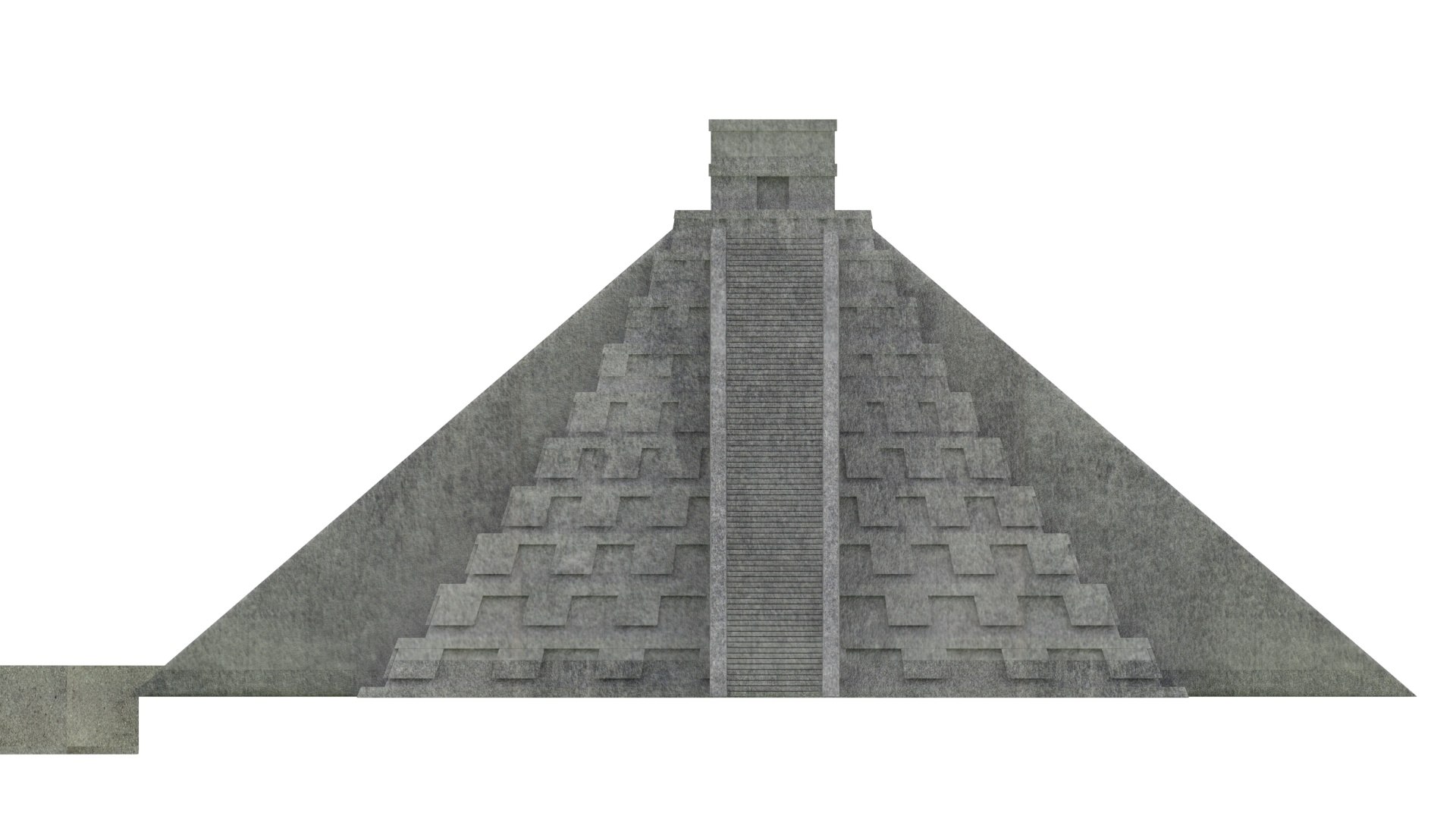 Chichen Itza Pyramid model - TurboSquid 1919116