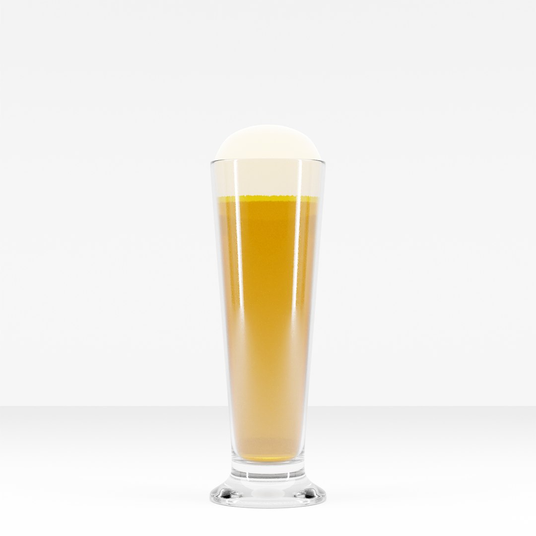 Beer Glass Vol 2 3D - TurboSquid 2052148