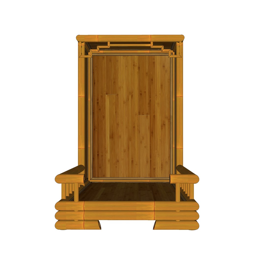 Bamboo Tevada House Model - TurboSquid 1720364