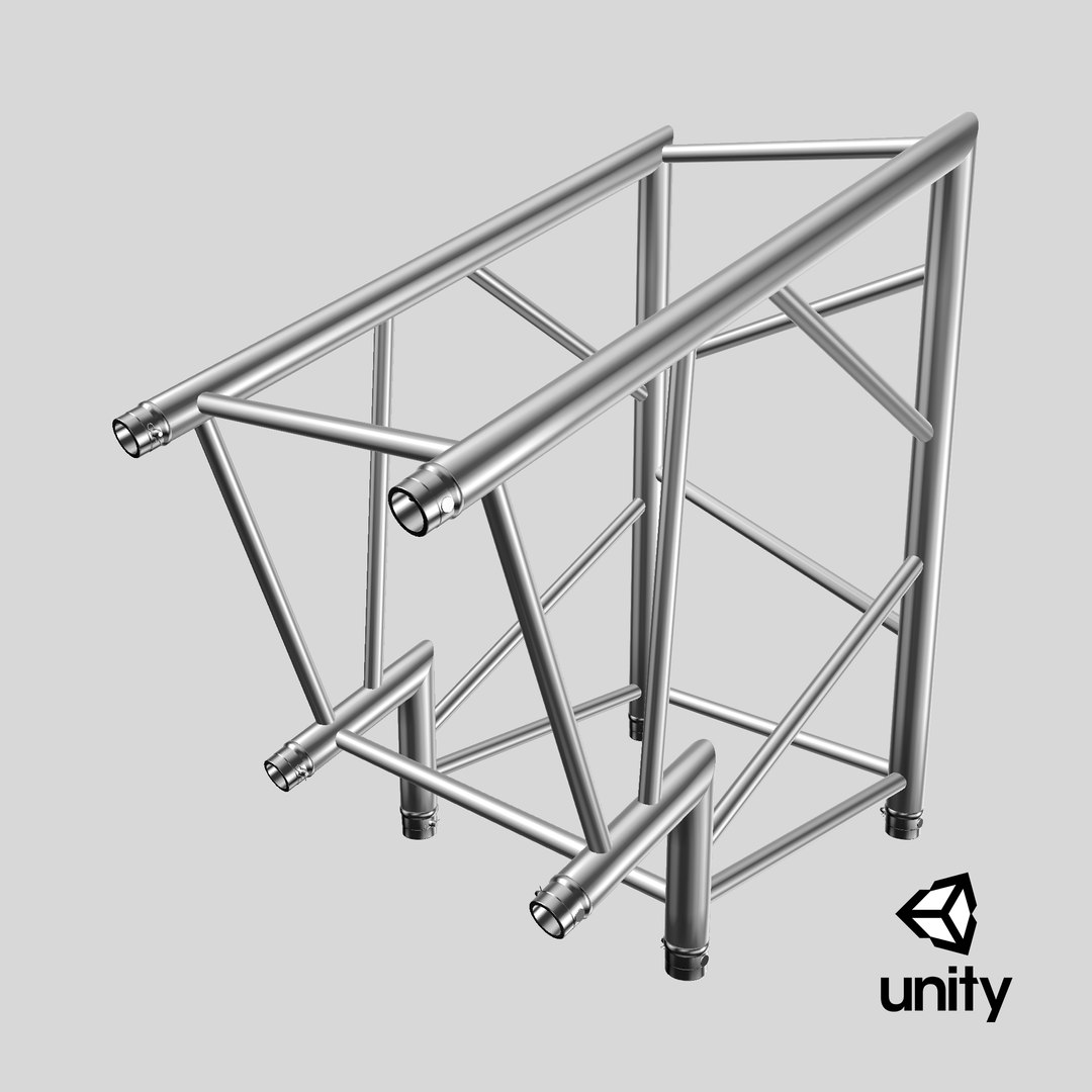 Square Truss Straight A 52D K2 3D - TurboSquid 2042460