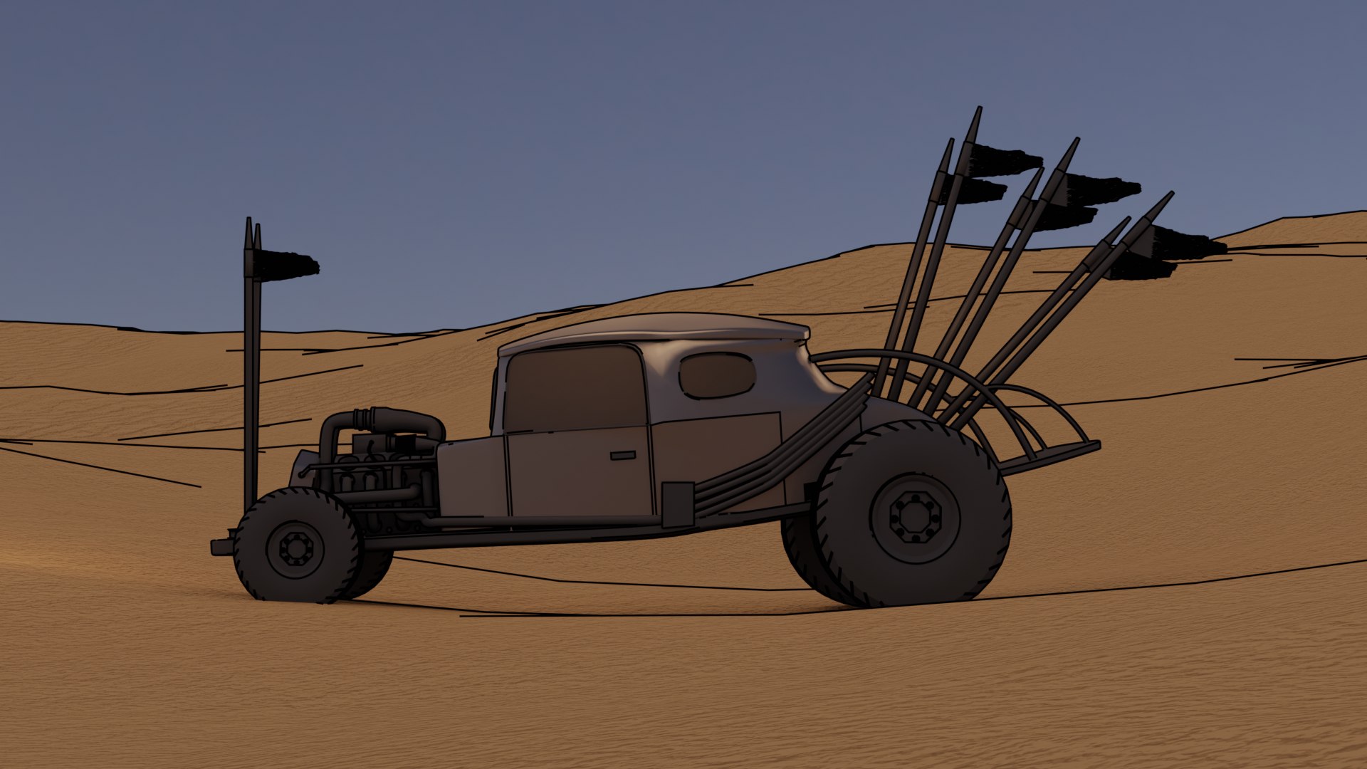 3D The Nux Car - TurboSquid 1933906