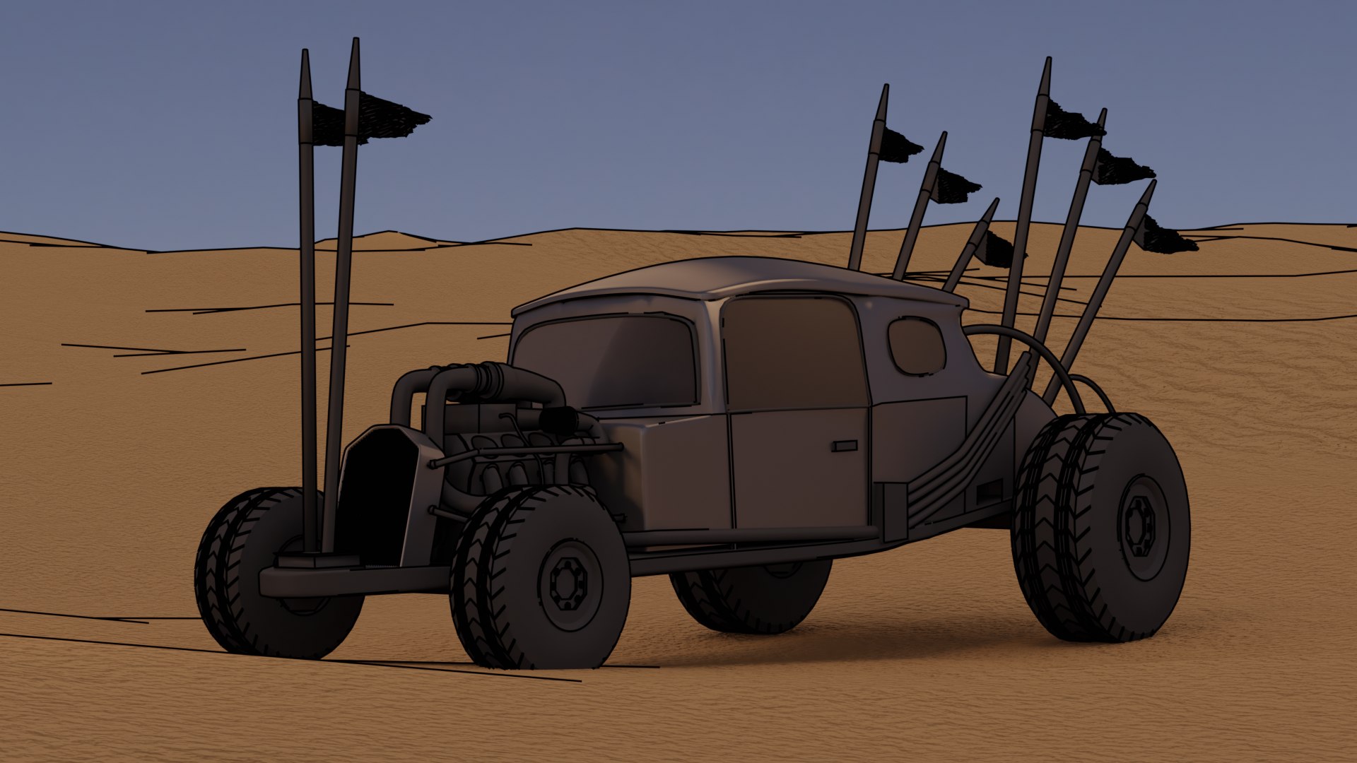 3D The Nux Car - TurboSquid 1933906