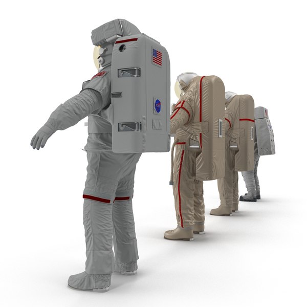 space suits 3 nasa 3d model