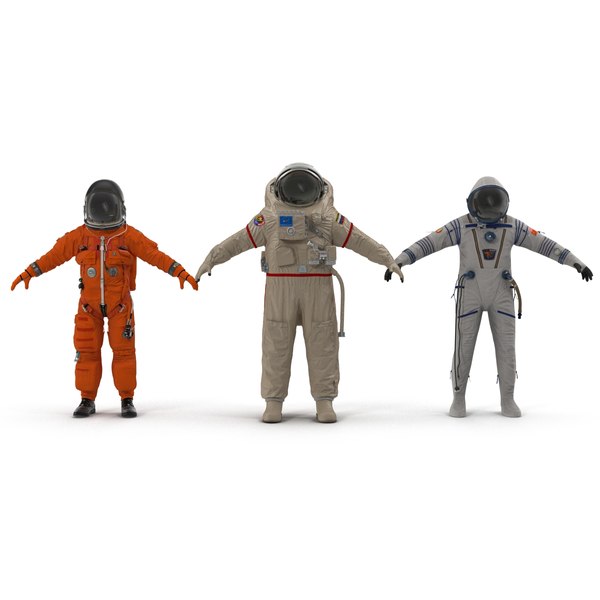 space suits 3 nasa 3d model