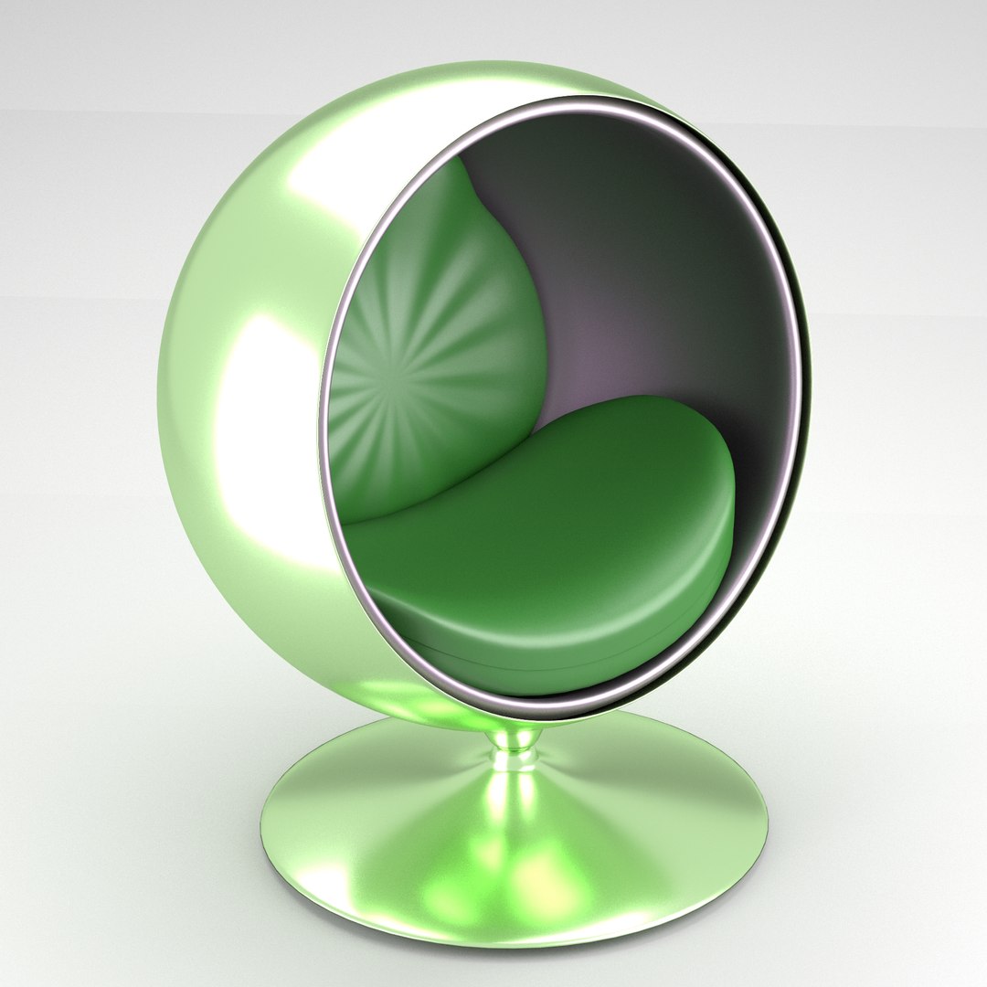 3d Model Spherical Modern Chair