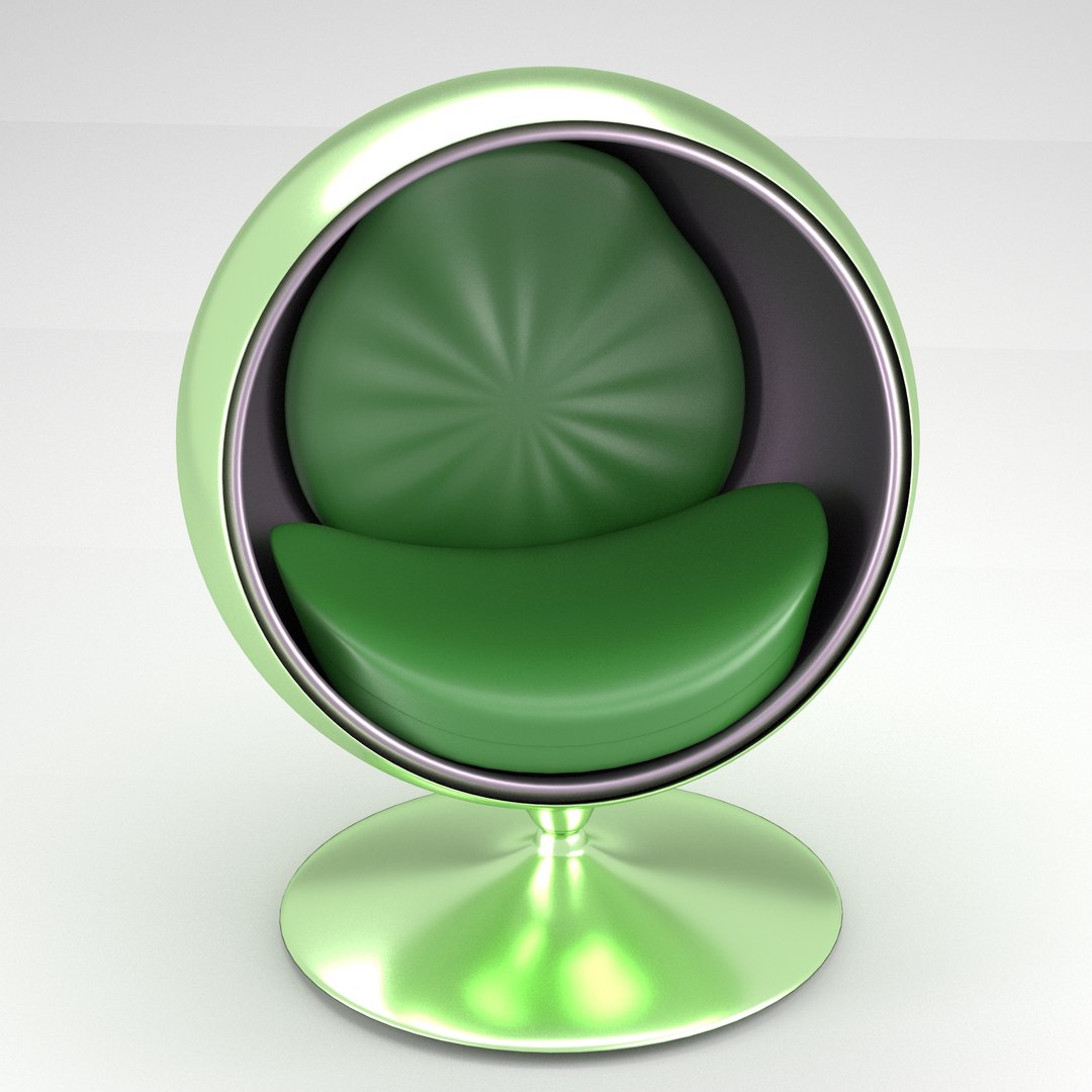 3d Model Spherical Modern Chair