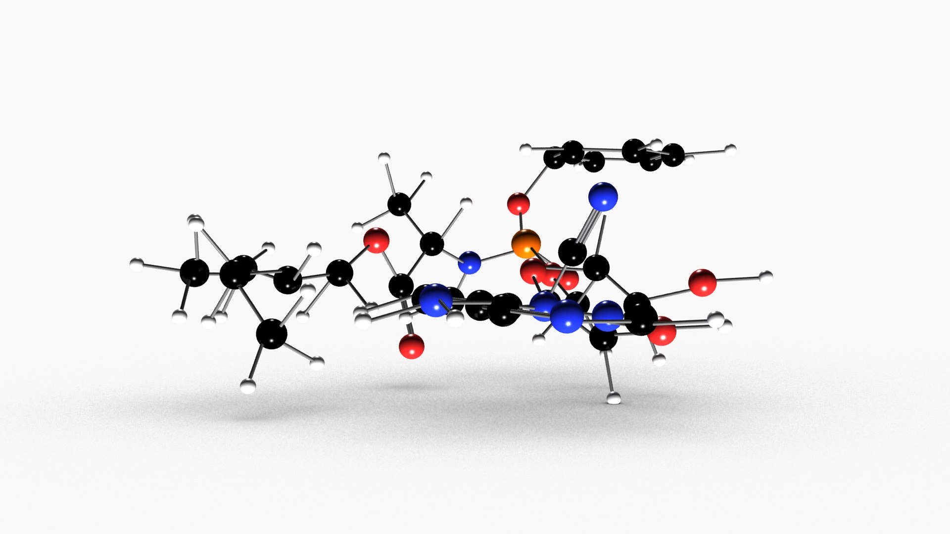 Remdesivir Molecular Structure 3D Model - TurboSquid 1633087