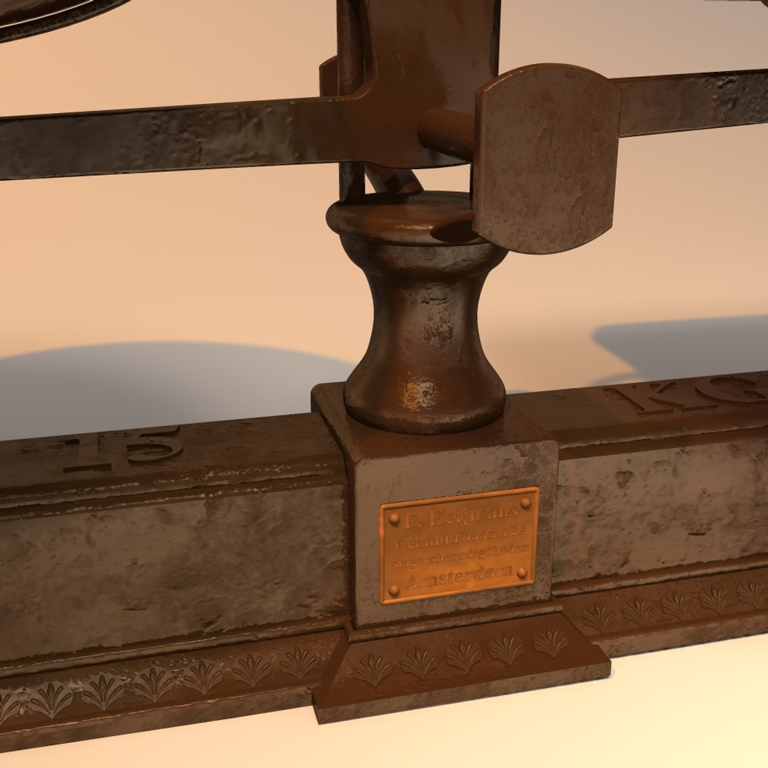 3d Model Scale Old Vintage