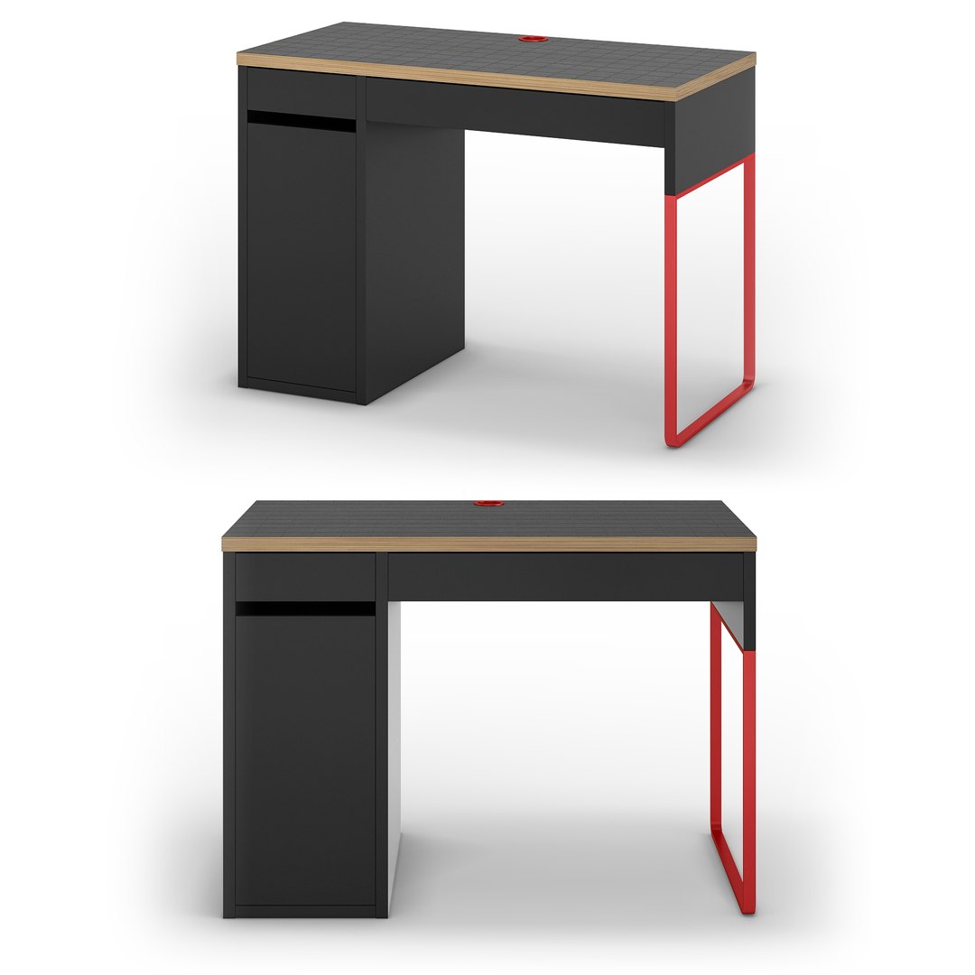 3D IKEA Desks Set 2 Model - TurboSquid 1753947