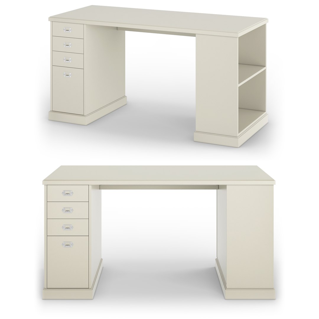 3D IKEA Desks Set 2 Model - TurboSquid 1753947