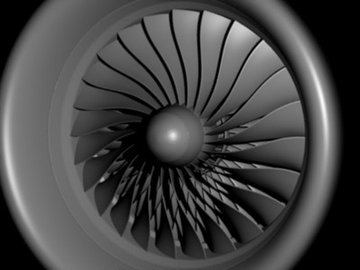 engine aircraft 3d model