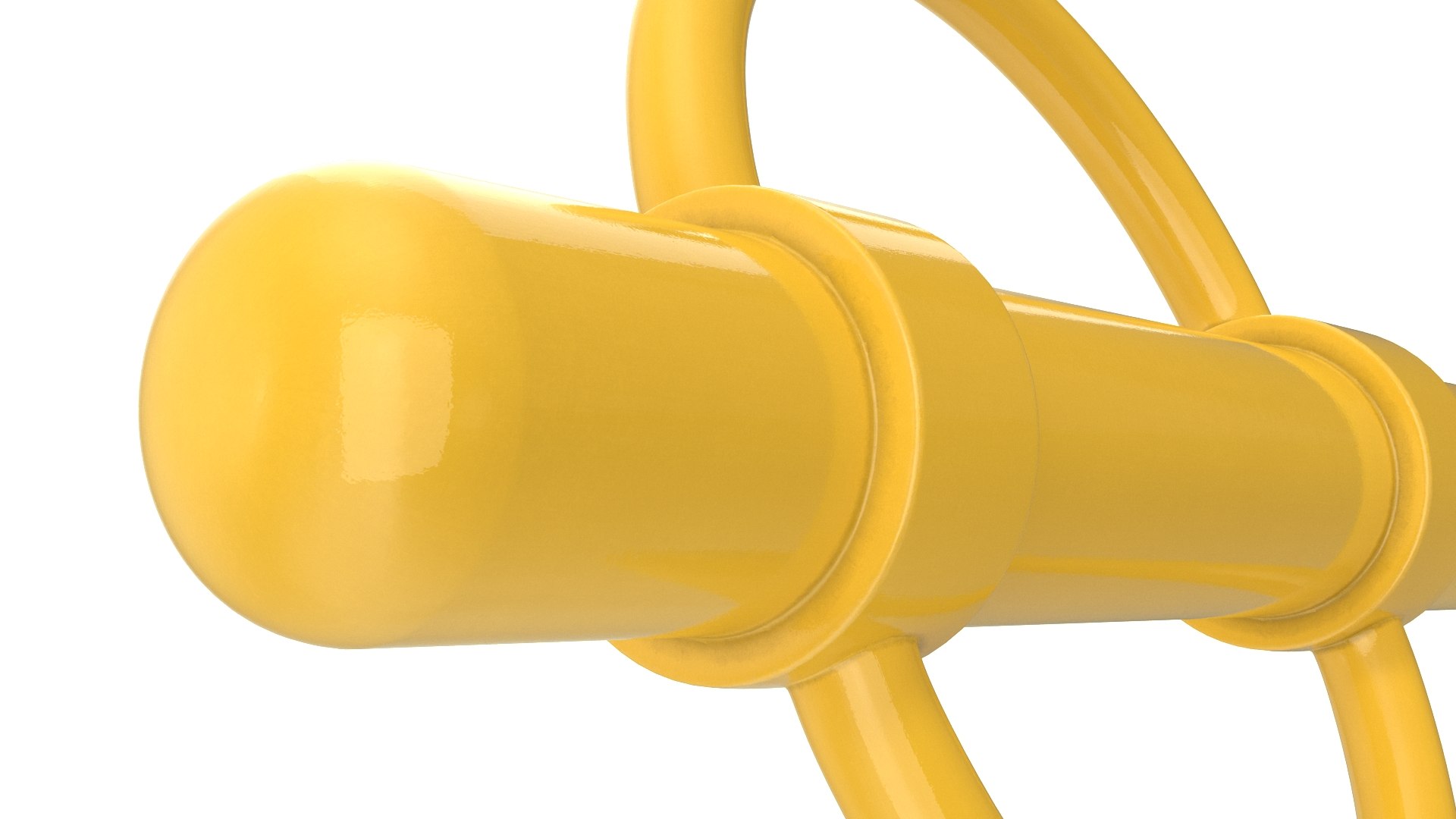 Outdoor Bike Rack Yellow Model - TurboSquid 2225195