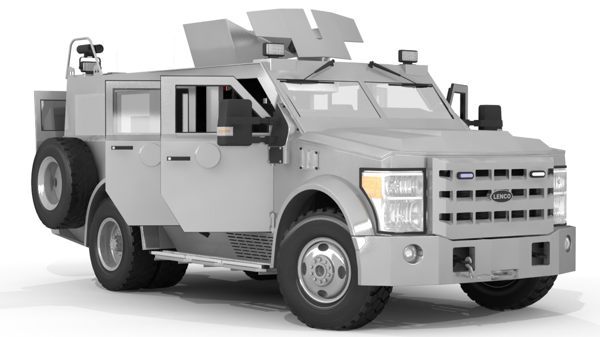 3D BearCat Tactical SUV - TurboSquid 1847509