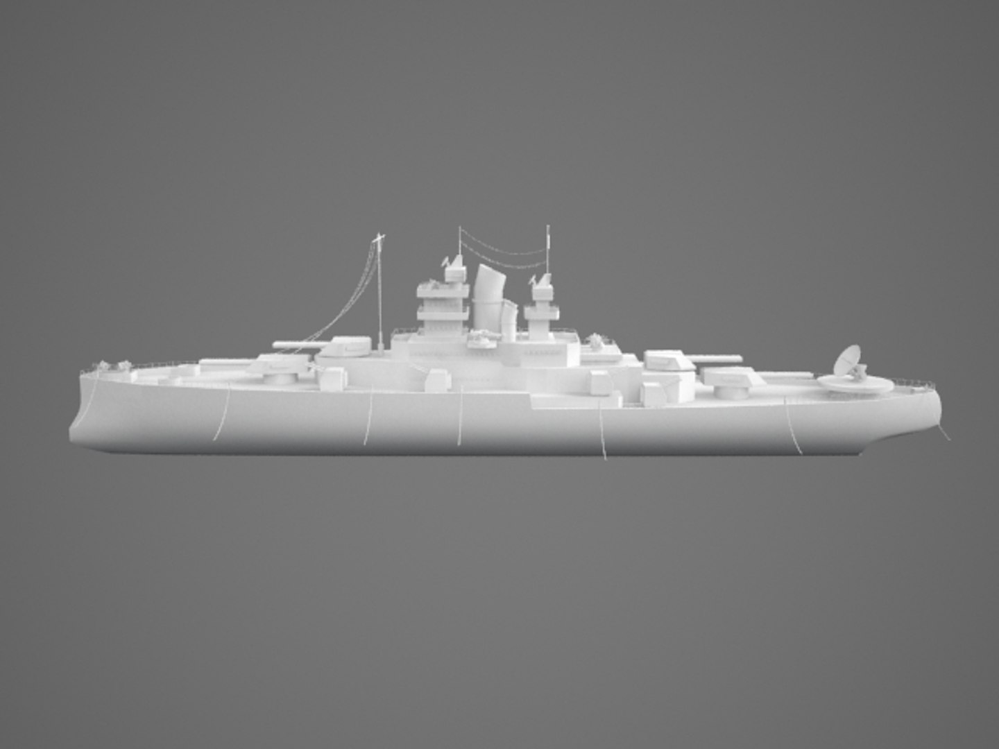 3d Nevada Ship Model