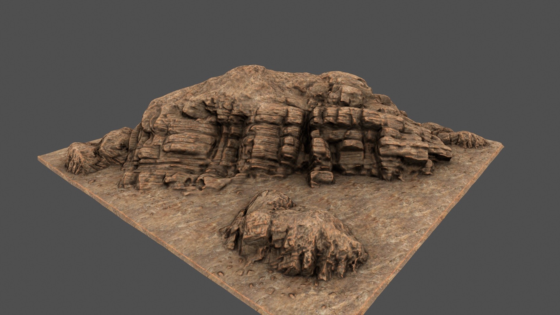 Desert Rock 3D Model - TurboSquid 1269297