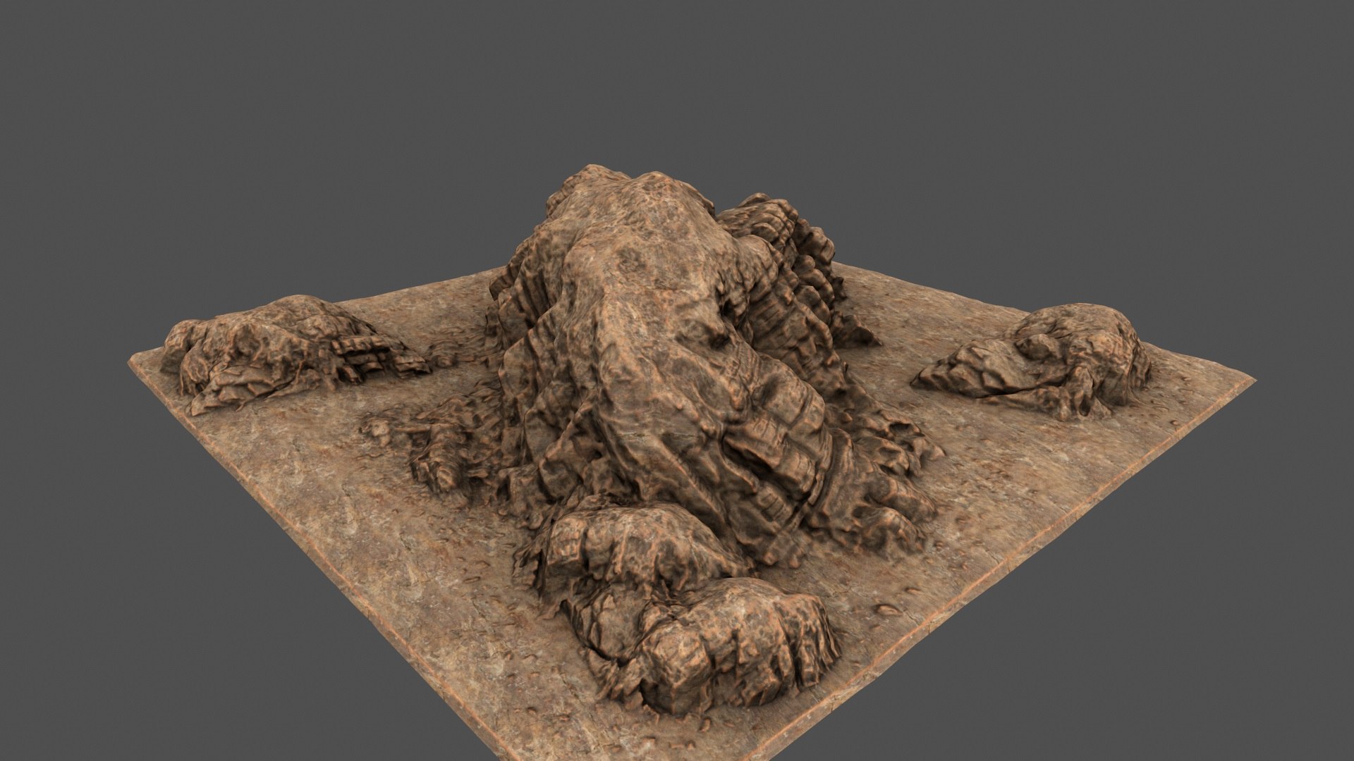Desert Rock 3D Model - TurboSquid 1269297