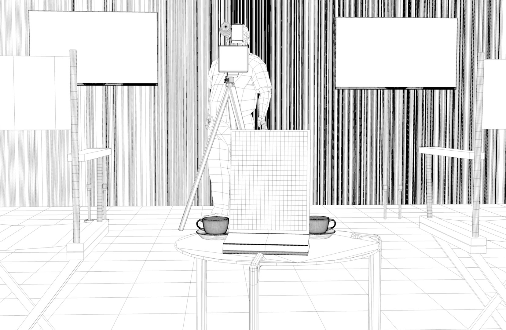 Debate Scene Stage Model - TurboSquid 1441980