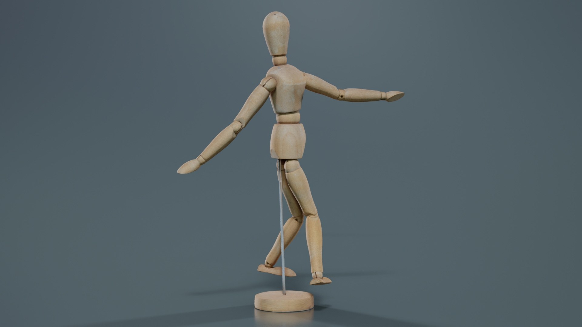 Wooden Mannequin Pose 15 Remastered 3D Model - TurboSquid 2363589
