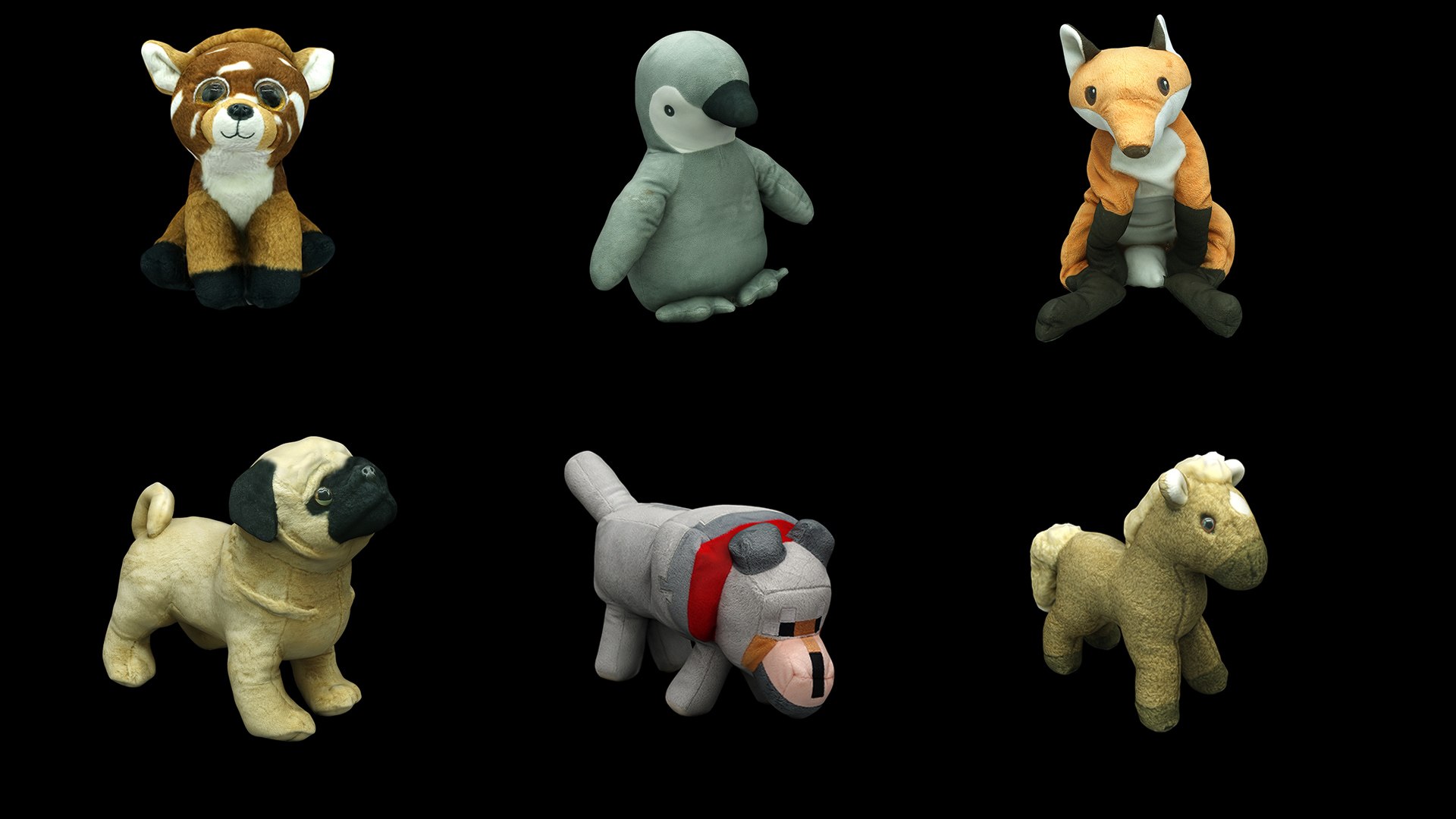 3D Plush Animal Collection 05 - TurboSquid 1975477