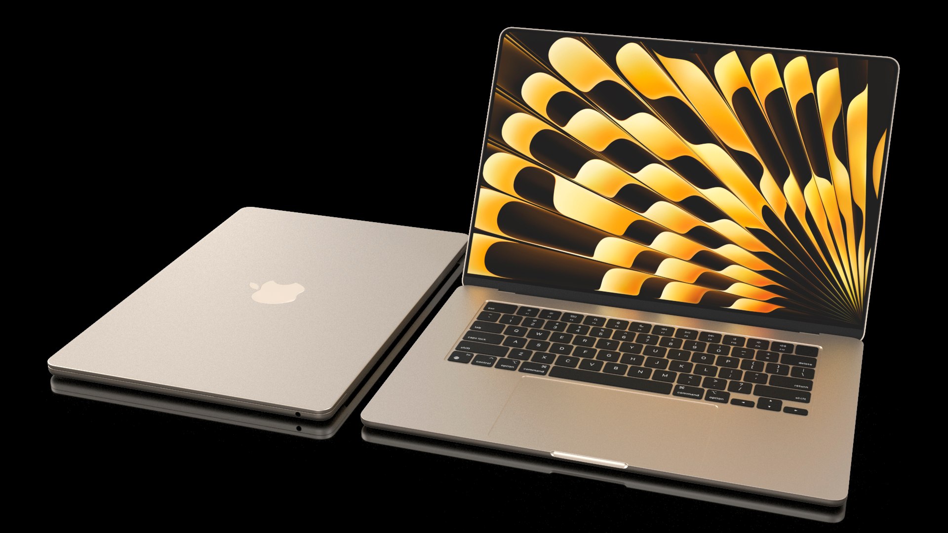 Apple MacBook Air 15 Inches Starlight 3D Model - TurboSquid 2111550
