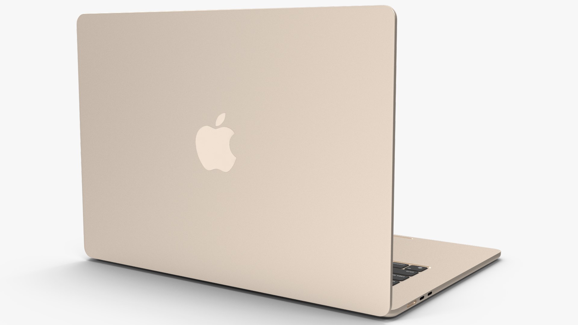 Apple MacBook Air 15 Inches Starlight 3D Model - TurboSquid 2111550