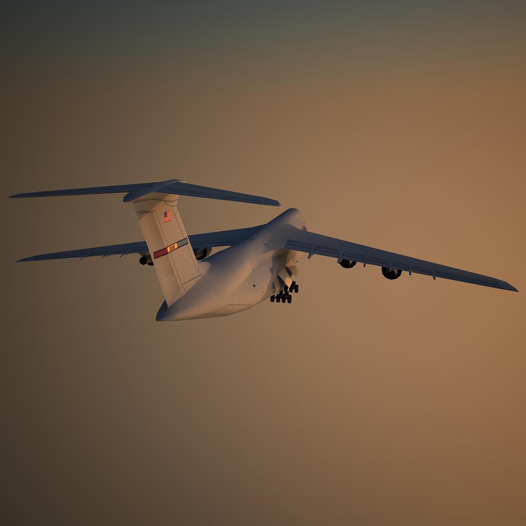 Lockheed C-5 Usa 3d Max