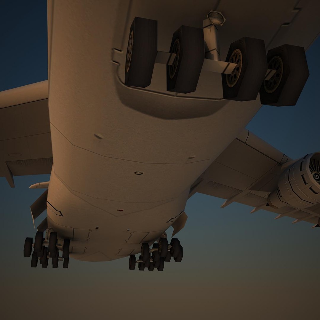 Lockheed C-5 Usa 3d Max