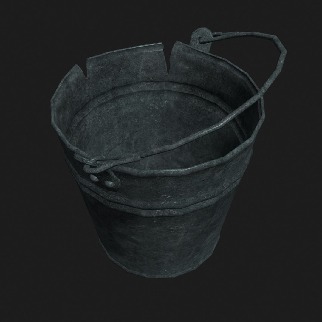 Broken Metal Bucket 3D Model - TurboSquid 1447512