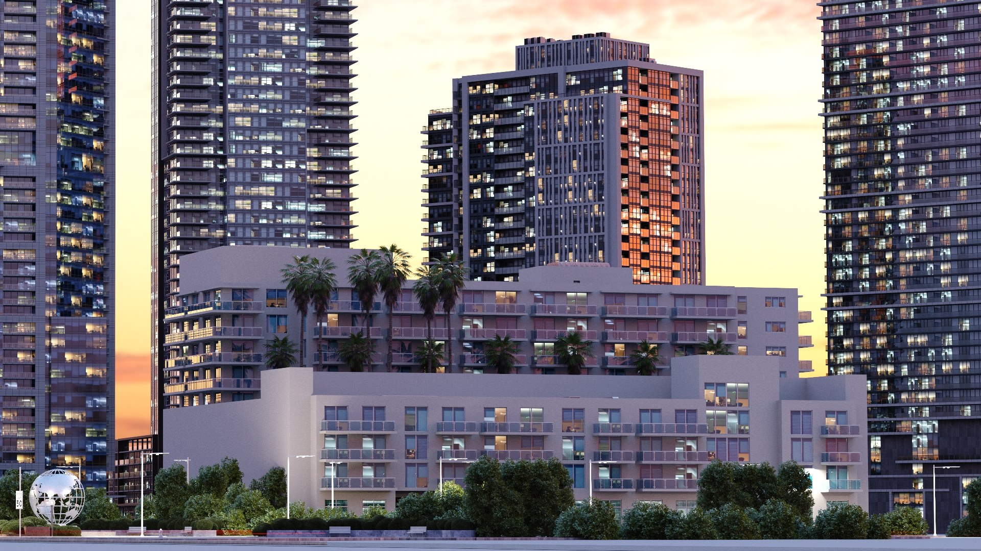 3D Miami Residential MR001 004 Model - TurboSquid 2224522