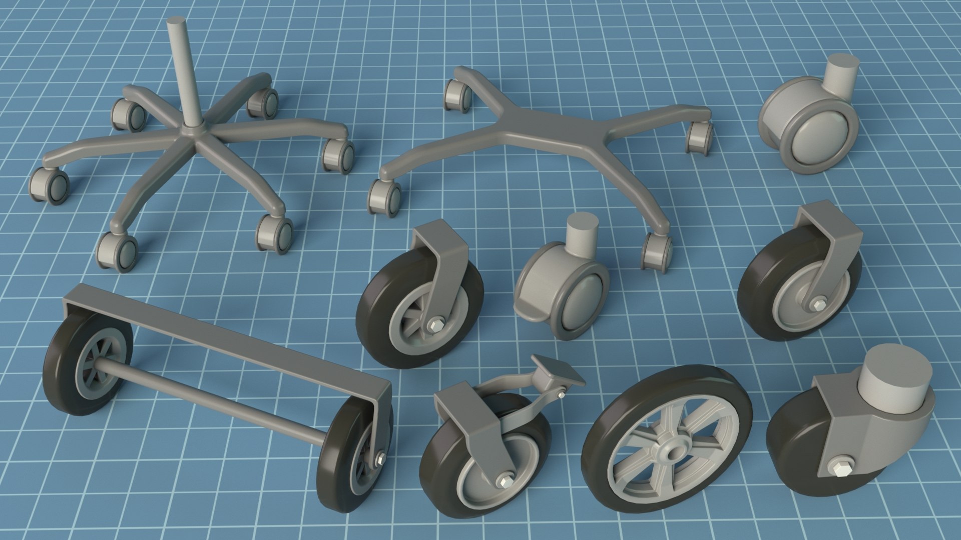 3D model Industrial Kitbash - 10 - 100 pieces - TurboSquid 2157610