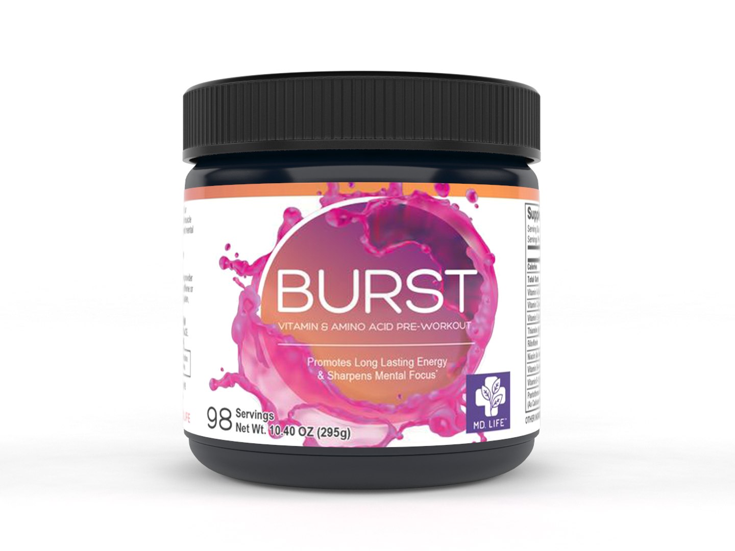 3D Burst Vitamin Model - TurboSquid 1661275