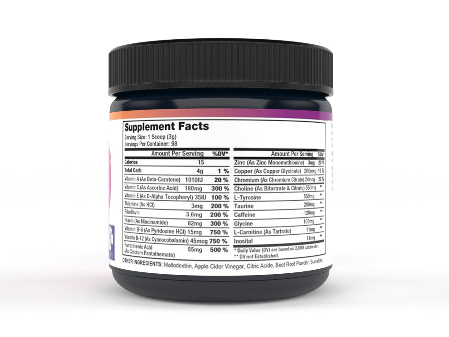 3D Burst Vitamin Model - TurboSquid 1661275