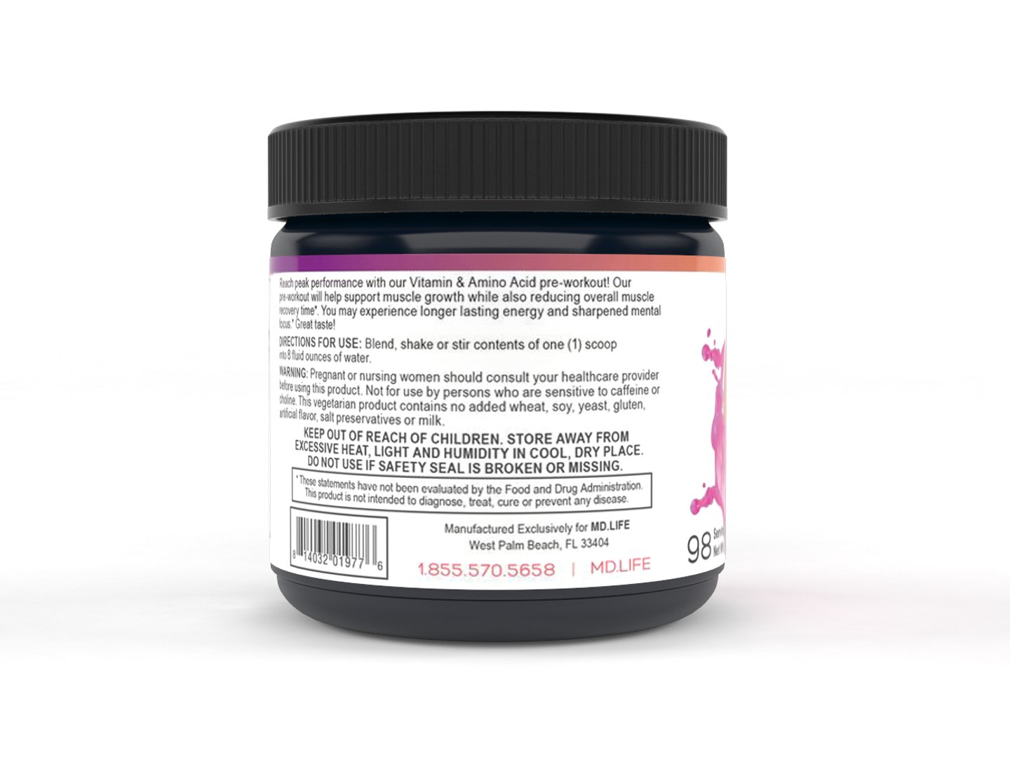 3D Burst Vitamin Model - TurboSquid 1661275