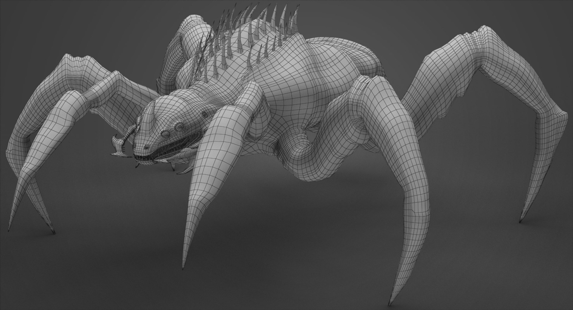 3D Arachnid Monster - TurboSquid 1419330