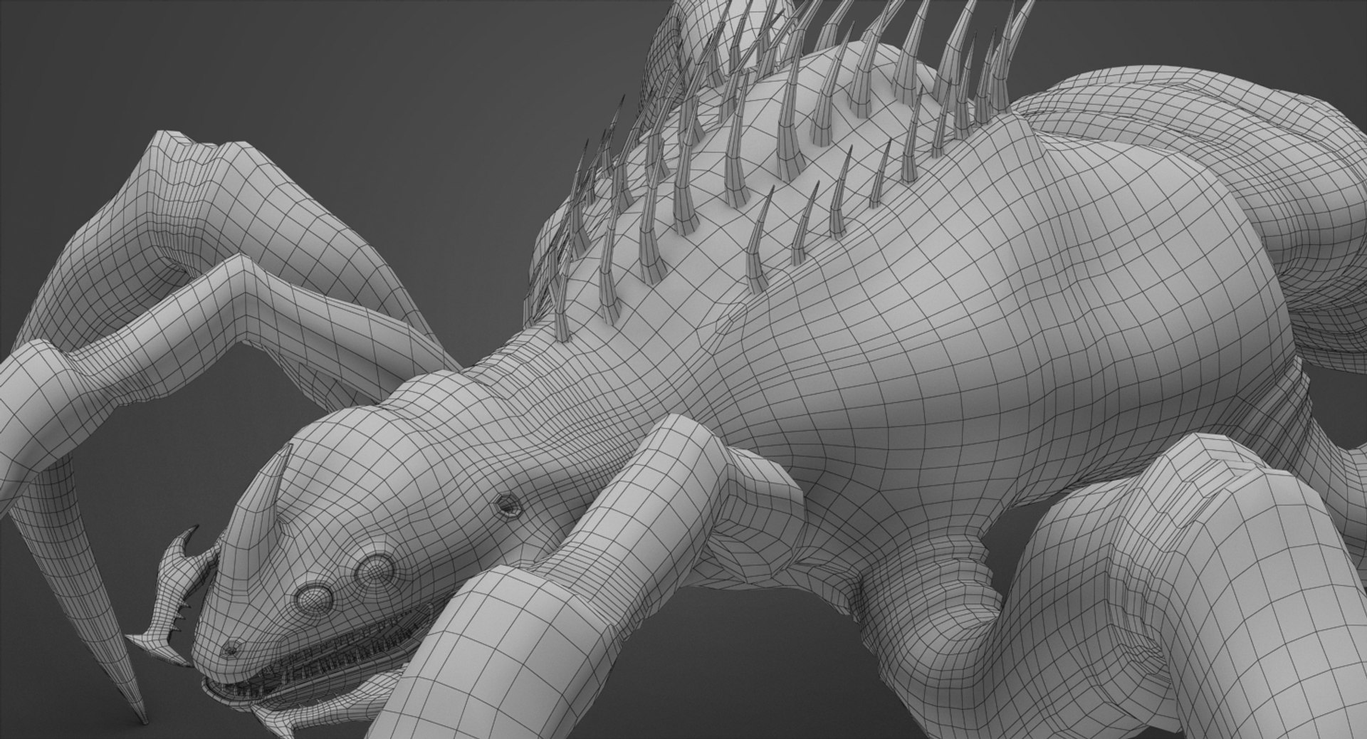 3D Arachnid Monster - TurboSquid 1419330