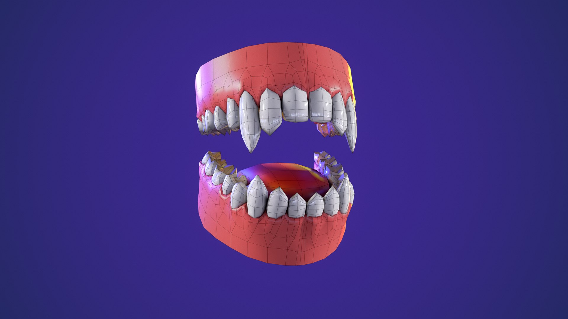 7 Teeth Kit Game Ready Pbr Model Low-poly 3D Model 3D Model ...